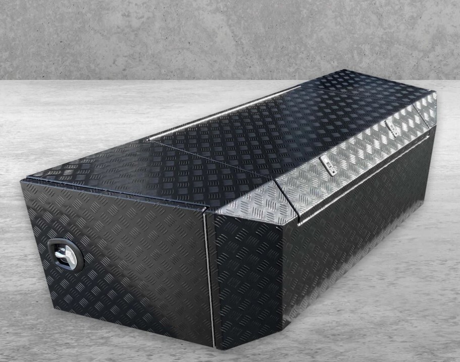 TRAILER/CARAVAN STORAGE BOX - BLACK (CB2050B) By T.C Boxes